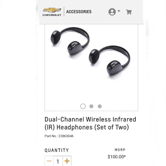Car Audio, Video & GPS | Chevroletgmc Dualchannel Wireless Infrared Ir ...